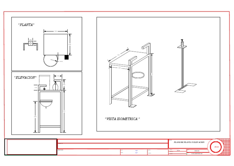 PLANO DE PLANTA Y ELEVAVION2-Layout1 | PDF | Dibujo técnico | Infografia