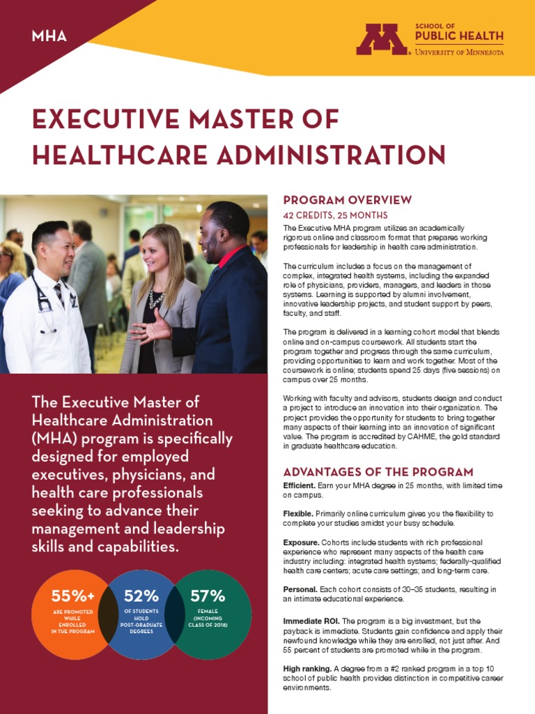 Executive Master of Healthcare Administration: Program Overview | PDF ...