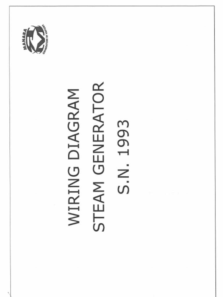 Steam Generator - Wiring Diagram - GS150 | PDF