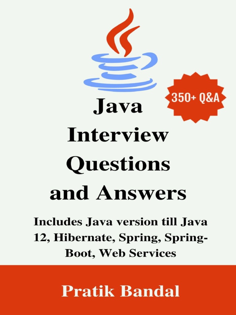 Java Interview Questions And Answers Includes Java Version Till Java 12 Booxrack Pdf 