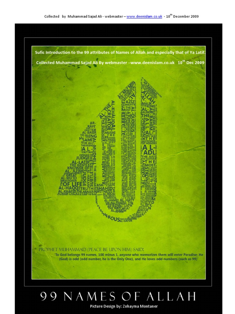 Sufic Insights on Allah's 99 Names | PDF | God In Islam | Sufism