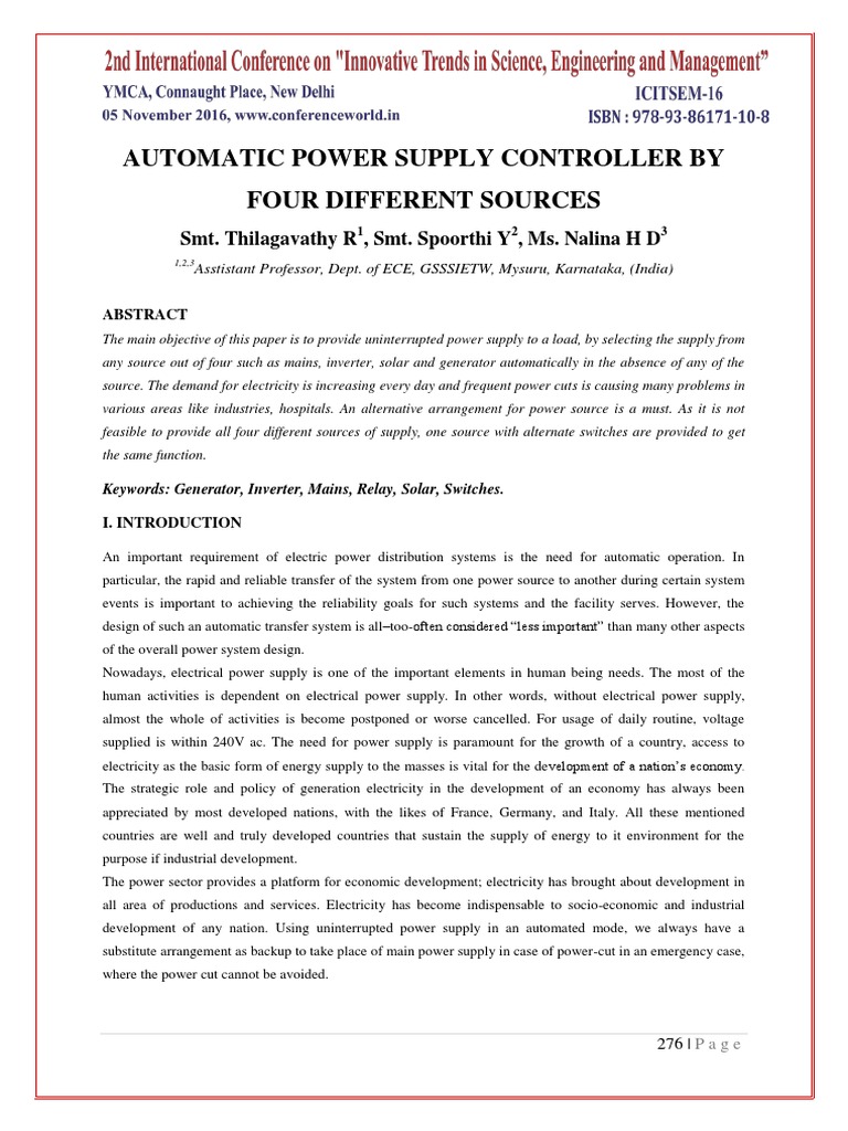 P276 281 PDF | Download Free PDF | Power Inverter | Relay
