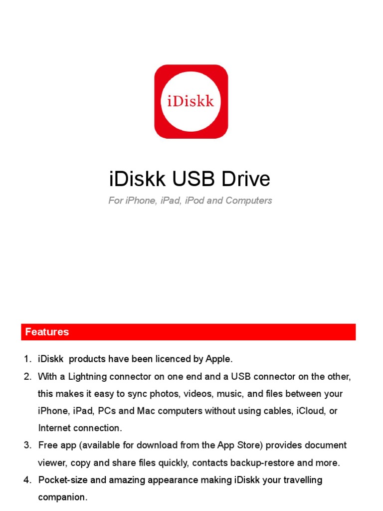 Idiskk User Guide - English | PDF | Consumer Electronics | Computer ...