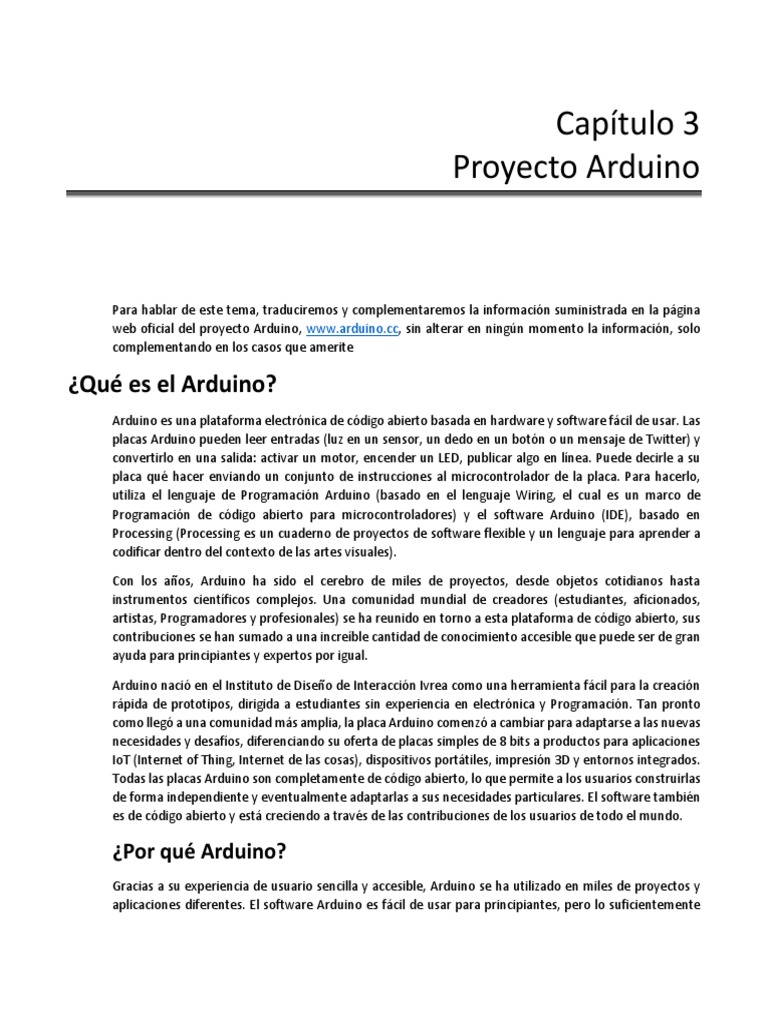 Arduino en Español PDF | Descargar gratis PDF | Arduino | Entorno de desarrollo integrado