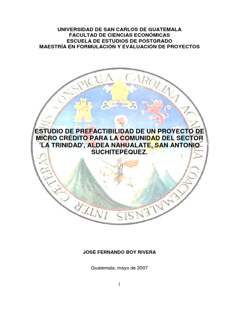 Ejemplo de Estudio de Prefactibilidad | PDF | Organización no ...