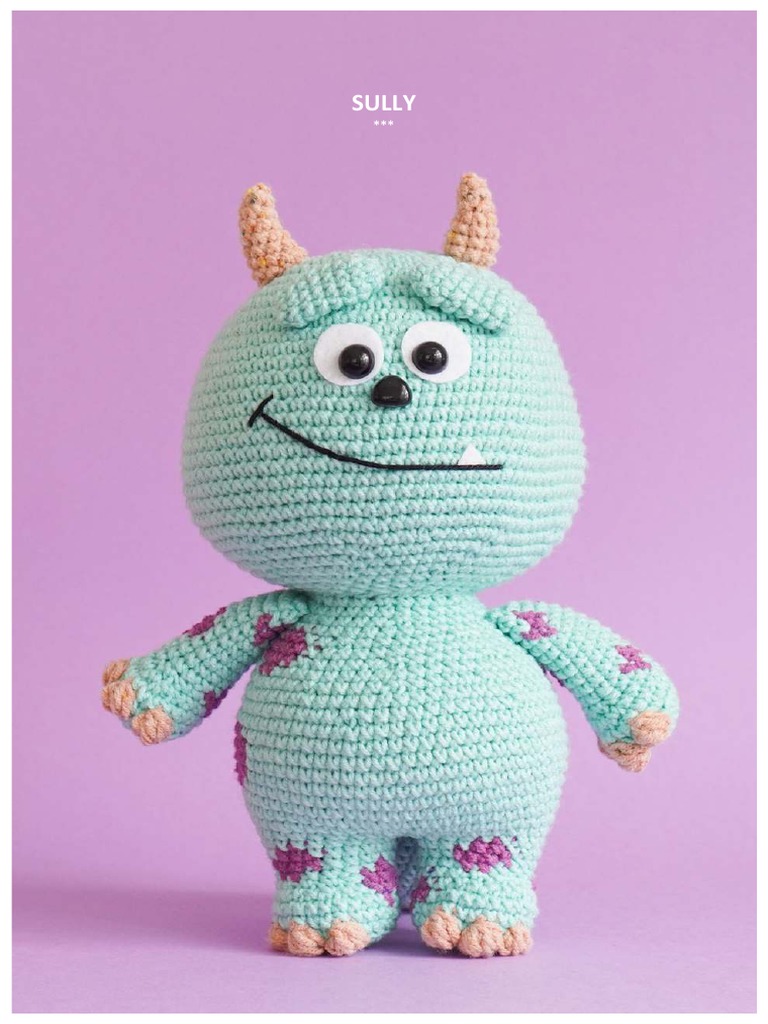 Sully | PDF | Crochet | Crafts