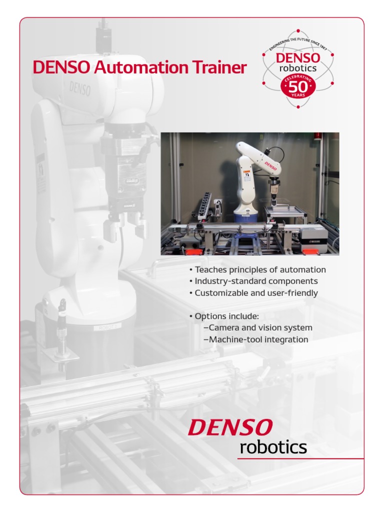 DENSO Automation Trainer Brochure | PDF | Programmable Logic Controller ...