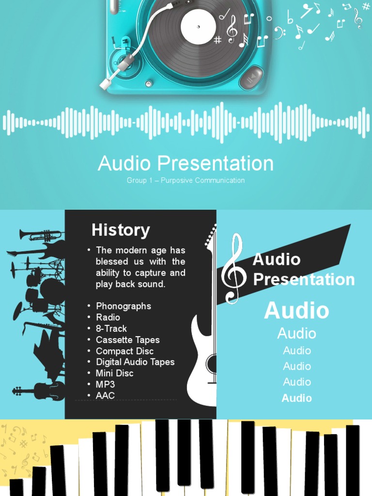 Audio Presentation Techniques Overview | PDF | Sound Recording And ...