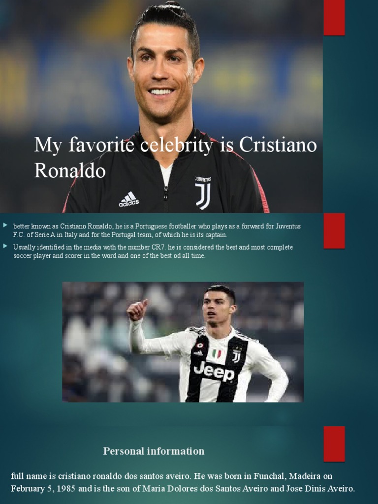My Favorite Celebrity Is Cristiano Ronaldo | PDF