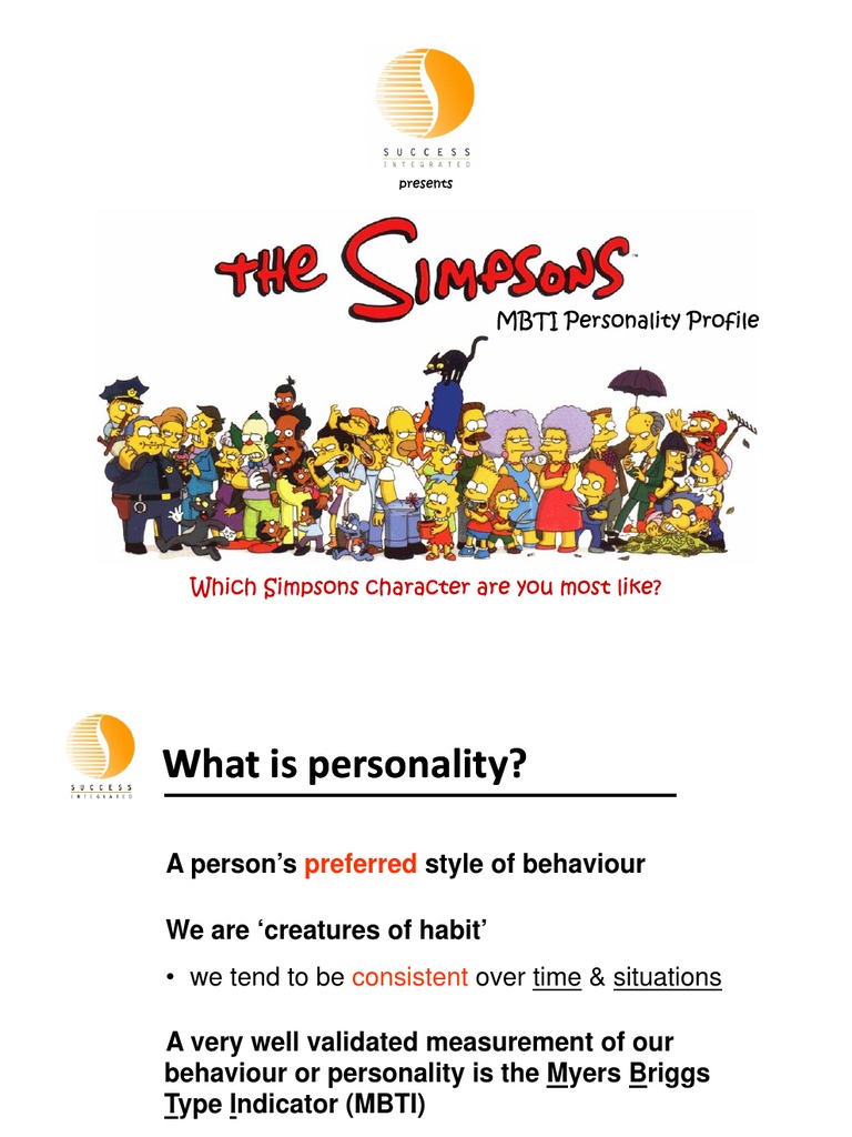 Simpsons Personality Types | Download Free PDF | Stereotypes ...