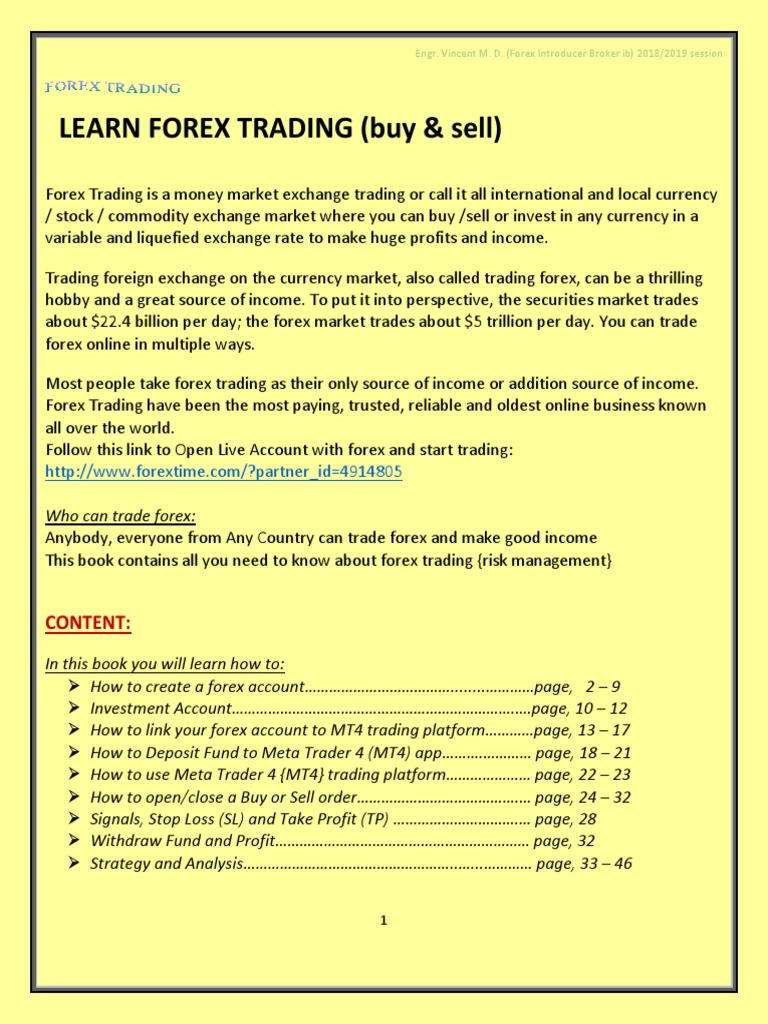 Forex Trading Guide: Strategies & Setup | PDF | Foreign Exchange Market ...
