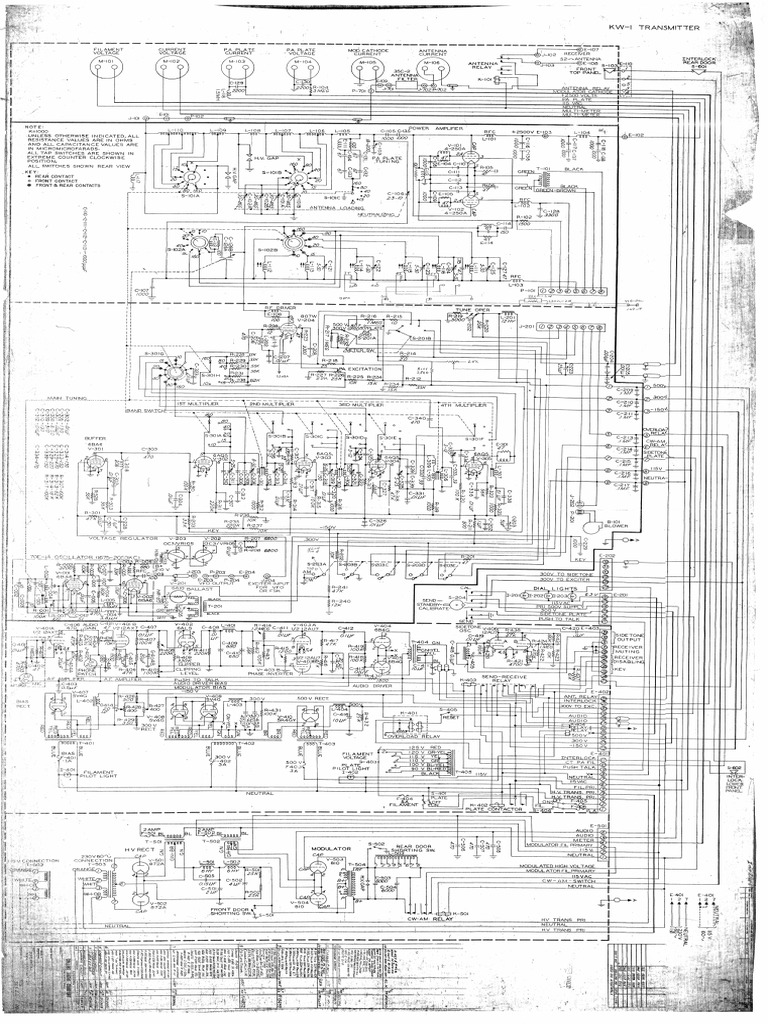 Collins KW1 - Schematic PDF | PDF