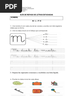 Cuadernillo Lectoescritura M, P, L, S | PDF | Comunicación humana ...