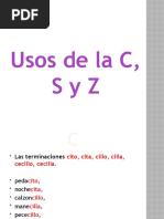 Palabras en español con "sc" | PDF