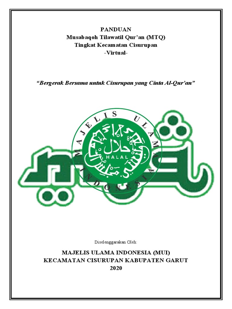 Panduan MTQ Virtual MUI Cisurupan | PDF