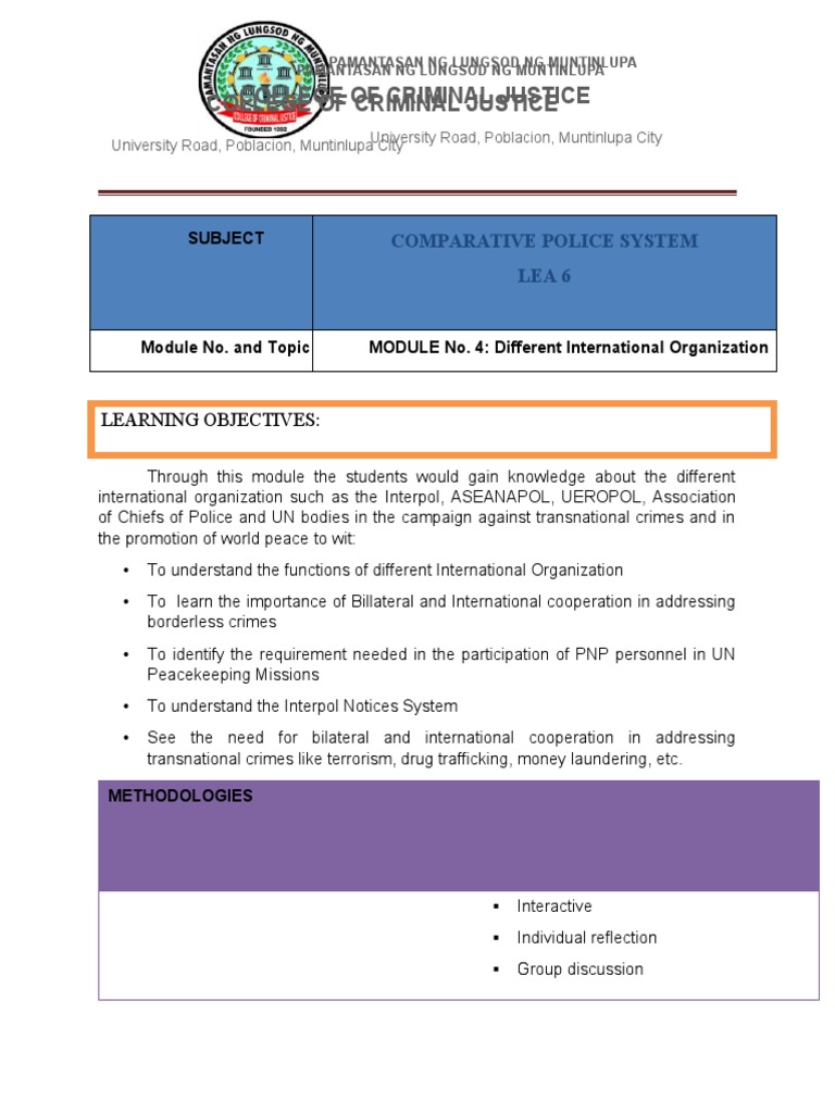 International Law Enforcement Cooperation in the 21st Century: An ...