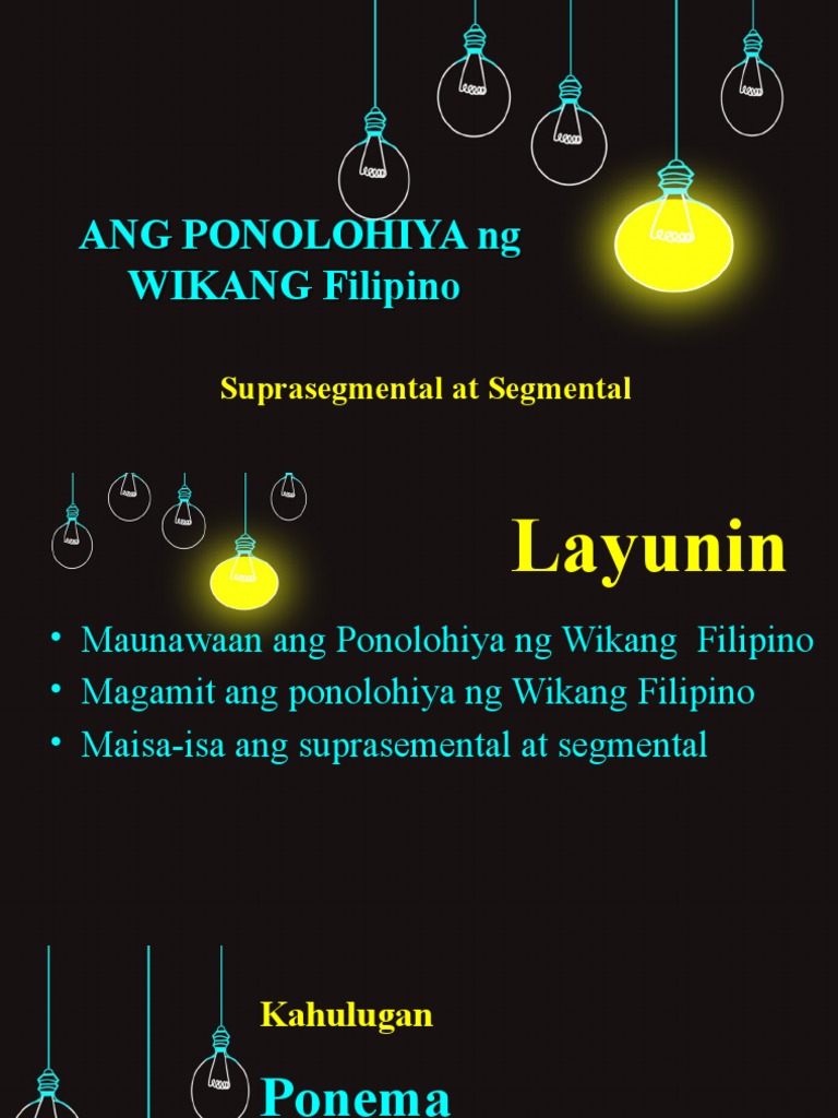 Wikang Filipino | PDF