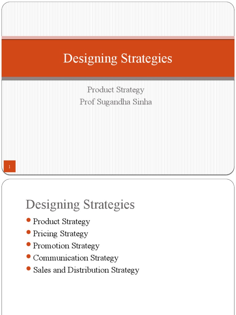5) Designing Marketing Strategies | PDF | Pricing | Product (Business)