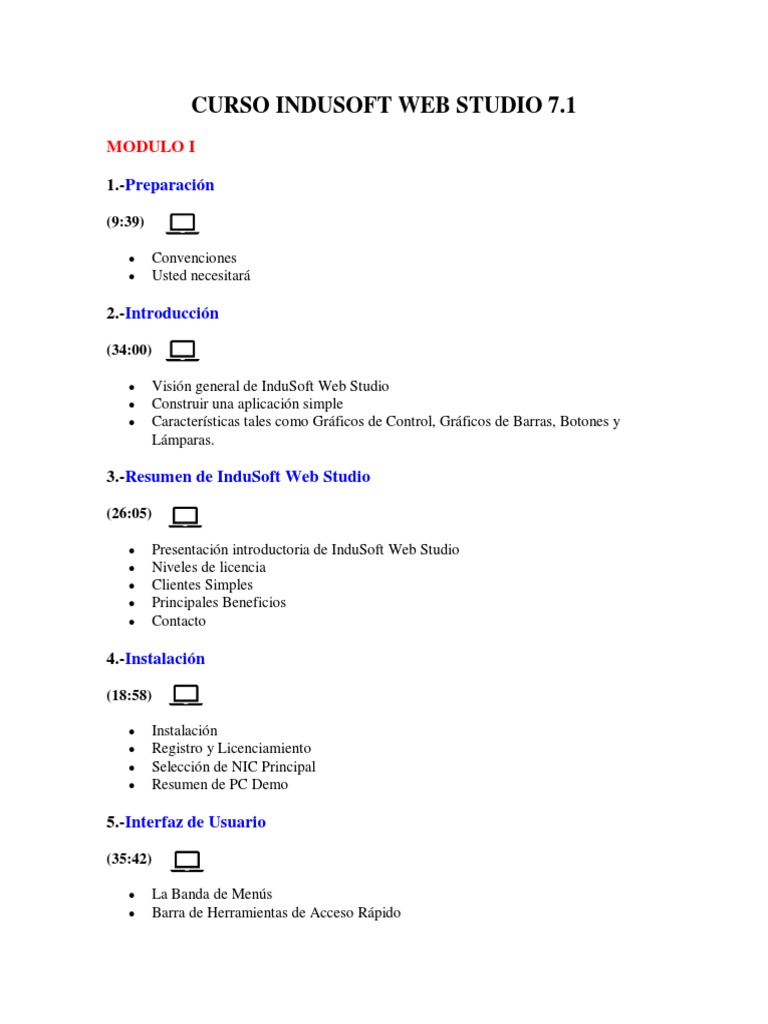 Curso Indusoft Web Studio 7 PDF | PDF | Red mundial | Internet y web