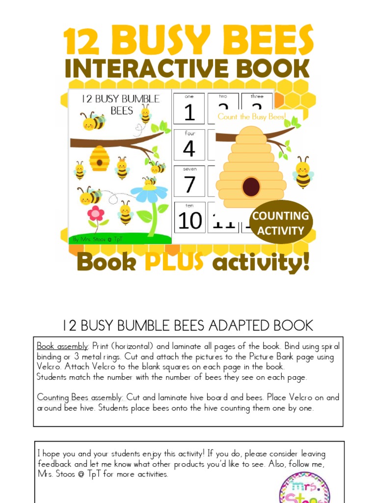 Counting Activity with Busy Bumble Bees | PDF | Bees | Apoidea