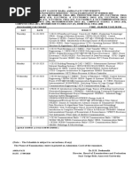 RTU 5th Sem Exam Time Table 2024-25 | PDF | Academic Term | Engineering
