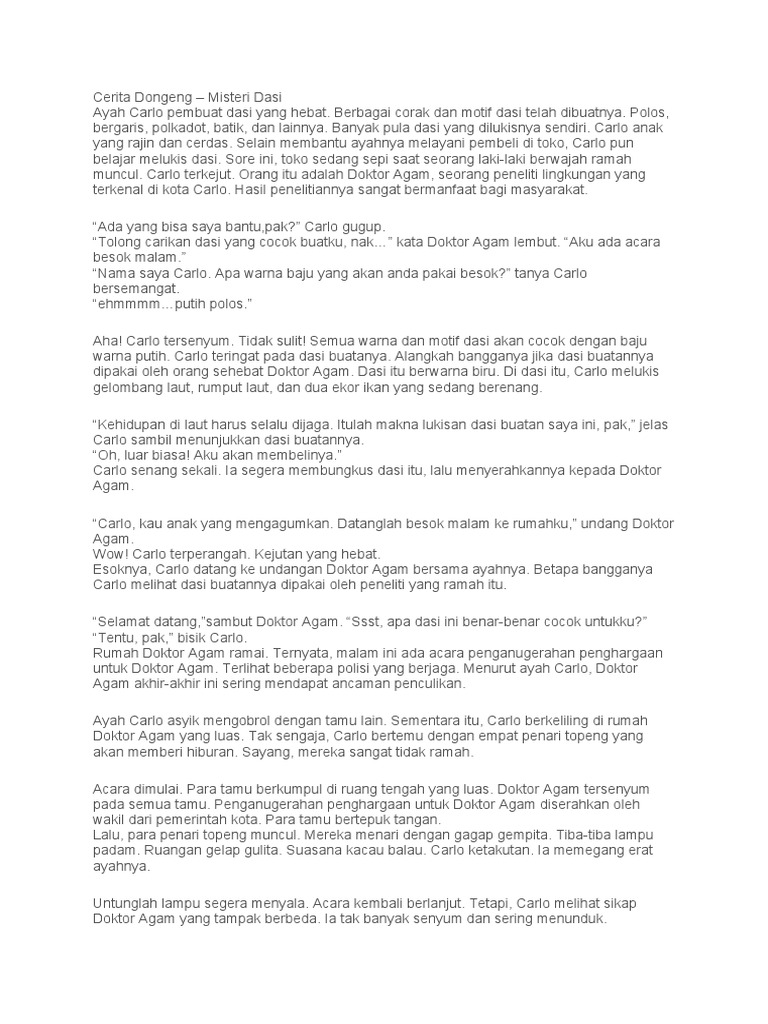 Cerita Dasi | PDF