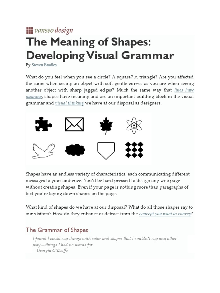 Understanding Shape Meanings in Design | PDF | Shape | Icon (Computing)