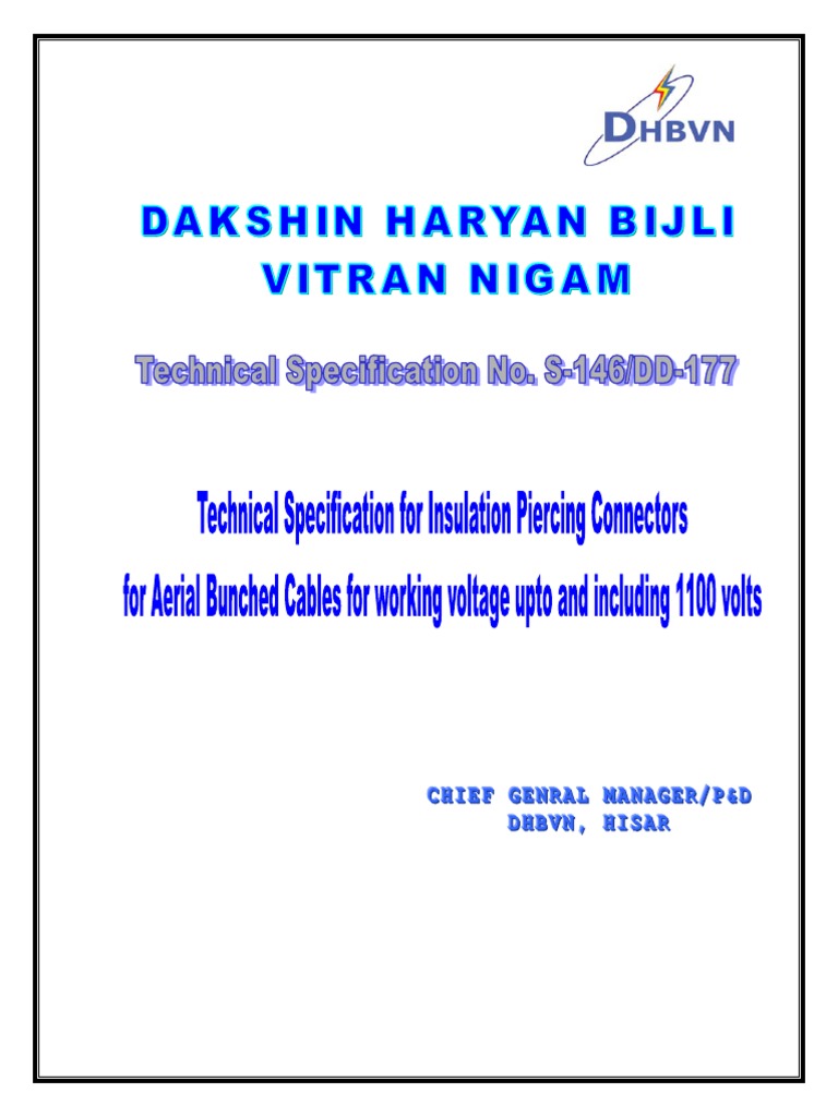 Insulation Piercing Conductors PDF | PDF | Electrical Connector ...