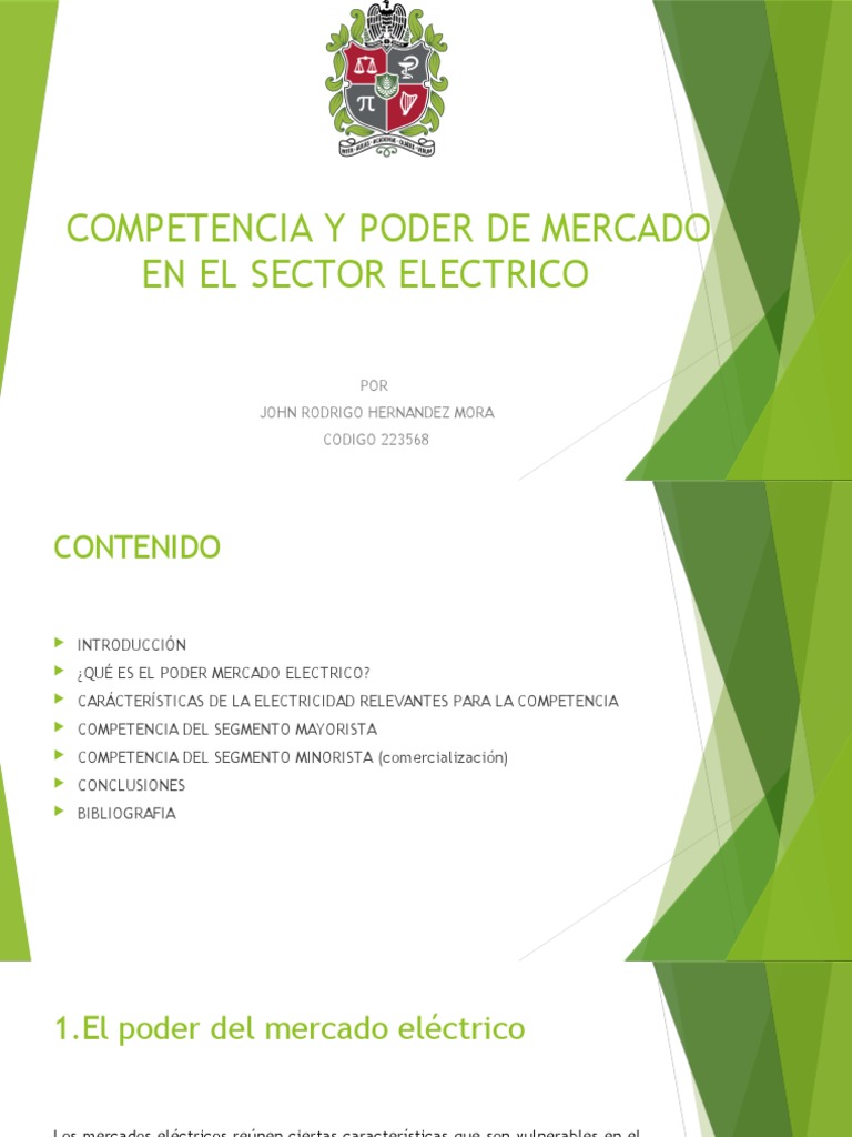 Competencia y Poder de Mercado en El Sector | PDF | Oferta (economía ...