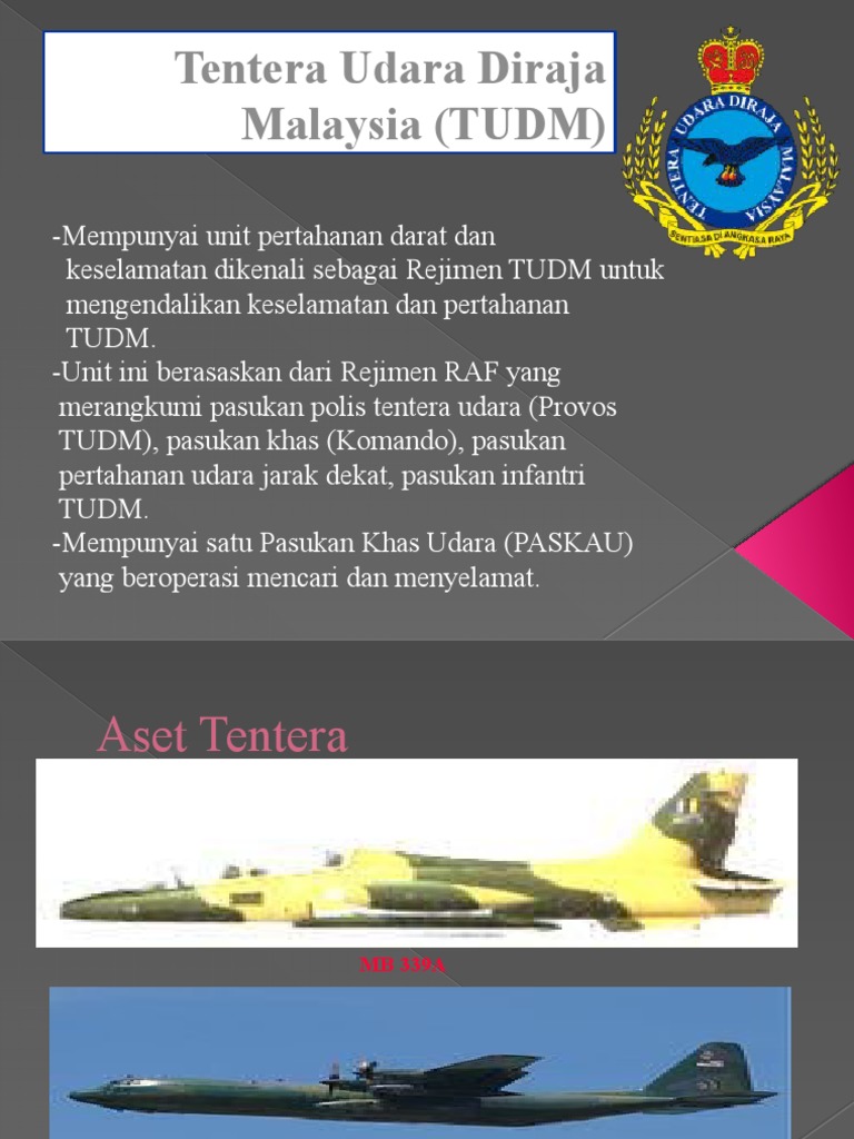 Tentera Udara Diraja Malaysia (TUDM) | PDF