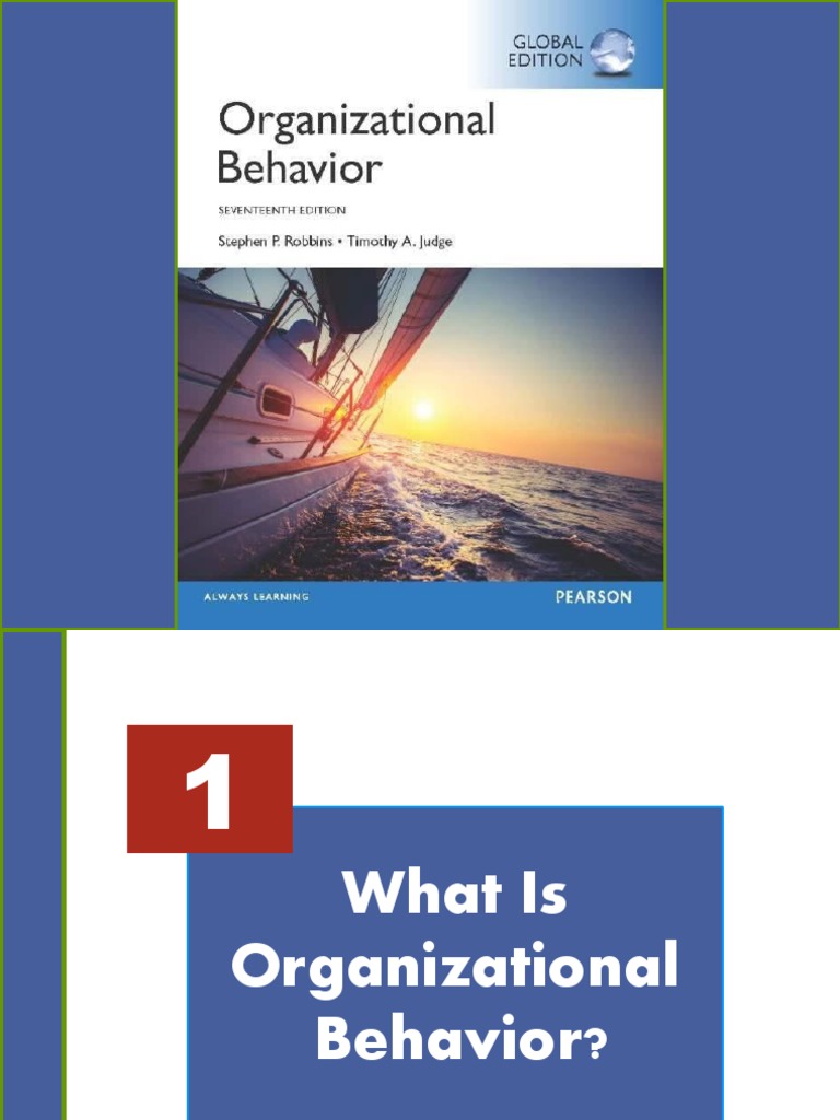Robbinsjudge Ob17 Inppt 01 | PDF | Organizational Behavior | Psychology