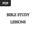 Tagalog Christian Sermon Outline | PDF