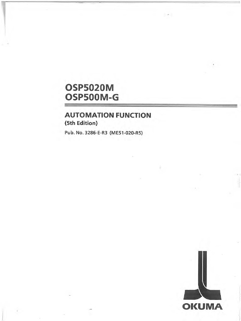 Okuma Manuals 10658 PDF | PDF
