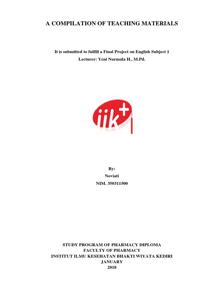 A Compilation of Teaching Materials | PDF