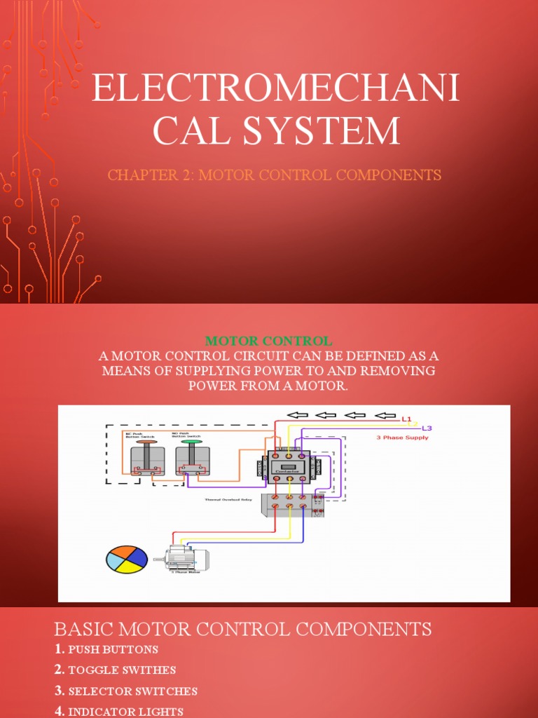 Chapter 2 ELECTROMECHANICAL SYSTEM | PDF | Relay | Switch