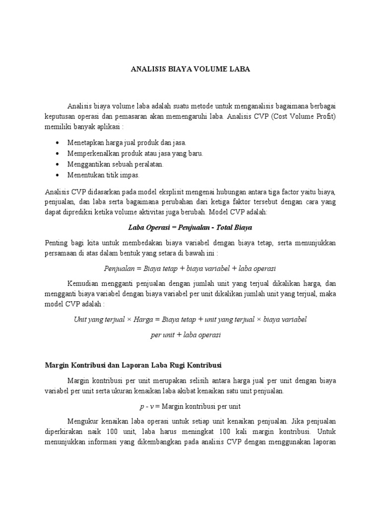 Analisis CPV - 1 | PDF