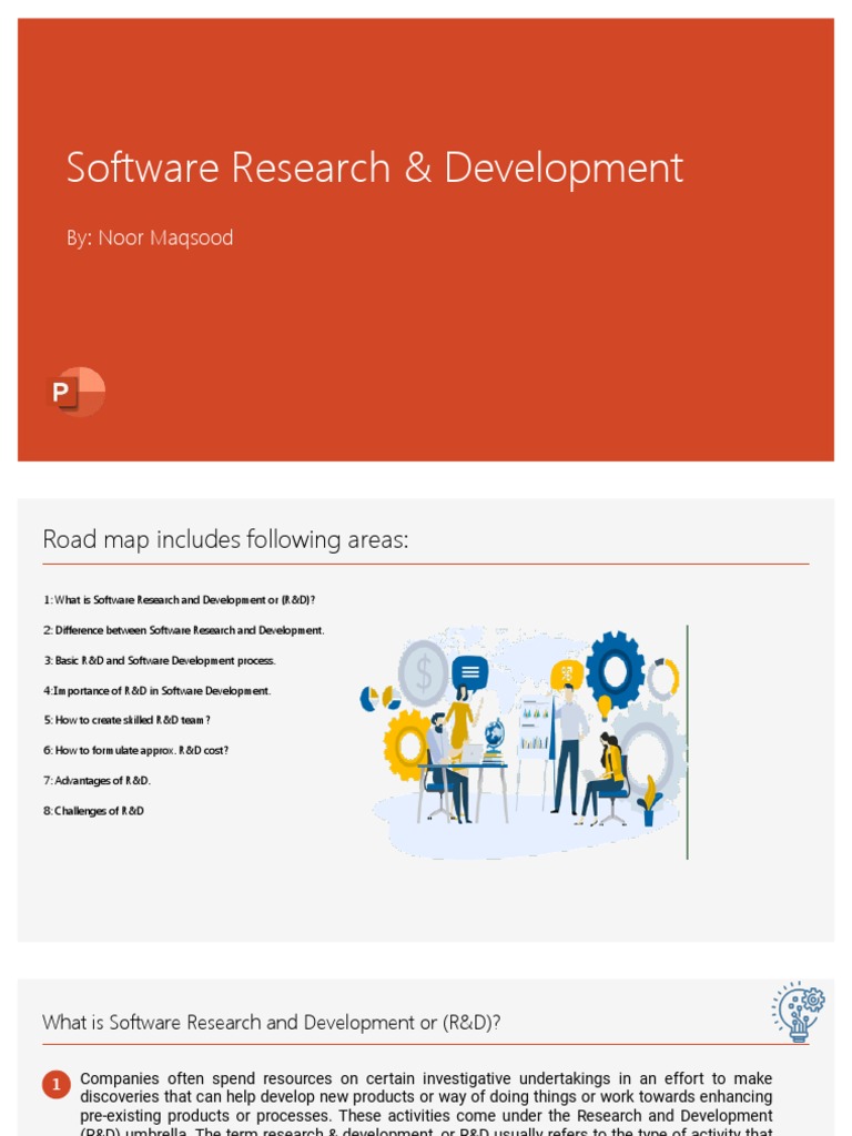 Software Research & Development | PDF | Research And Development | System