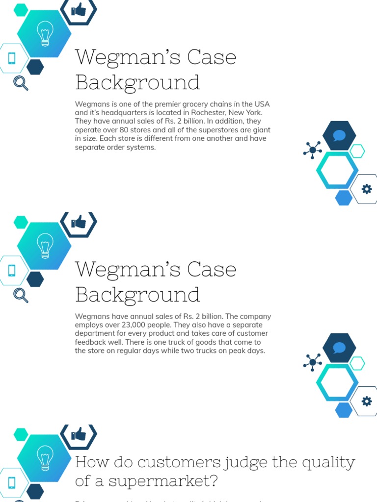 OPEMANA - Wegman's Case | PDF | Supermarket | Big Box Store