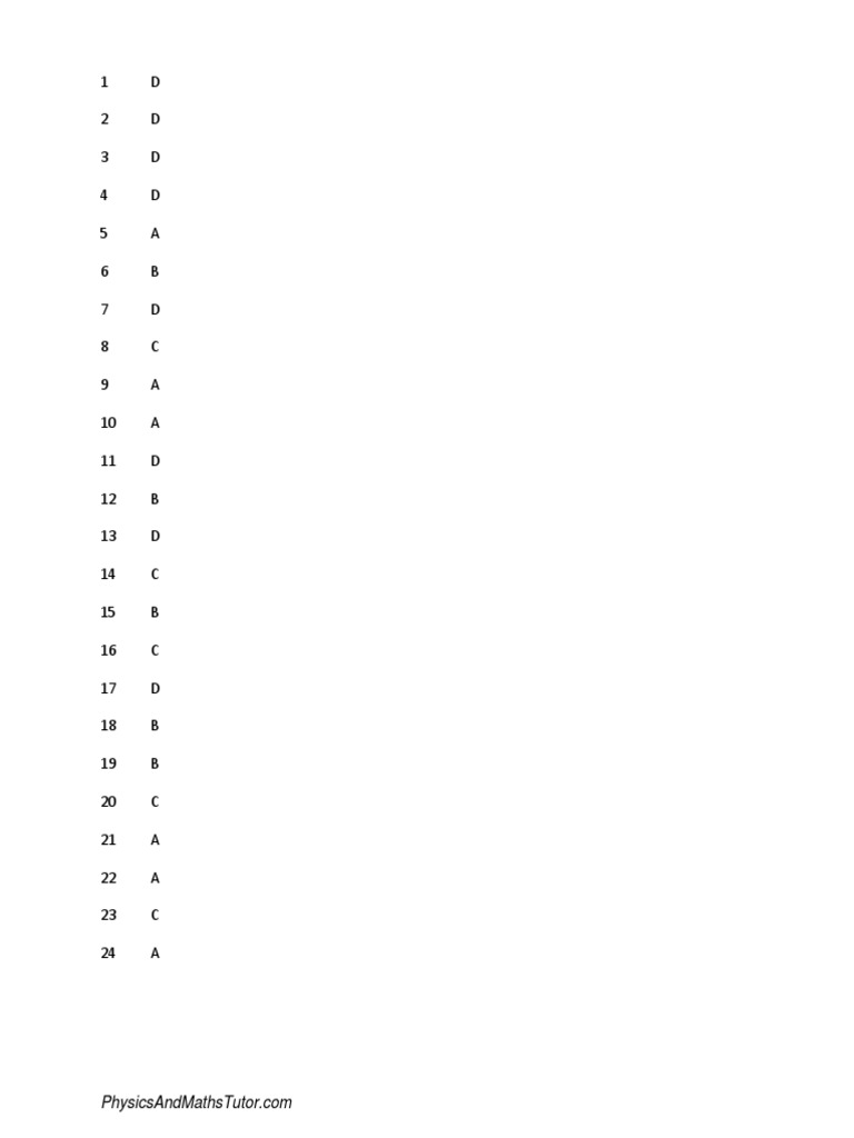 Identification of Ions & Gases (Multiple Choice) MS PDF | PDF