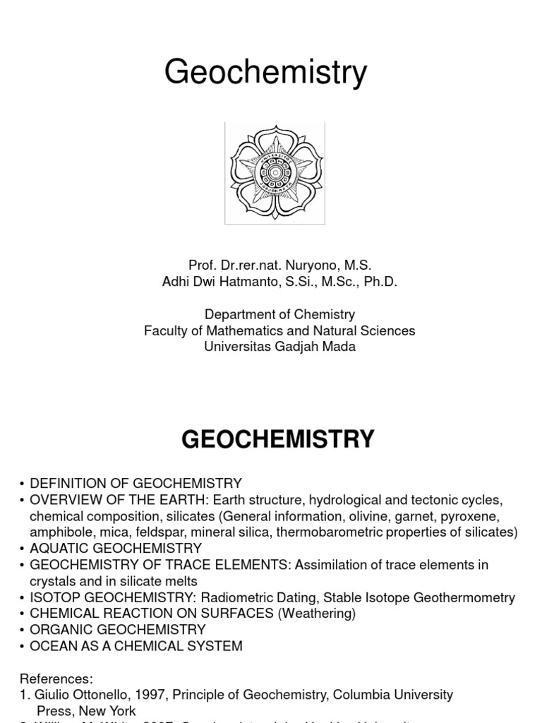 1 - Geochemistry (Structure of The Earth) PDF | PDF | Geochemistry ...