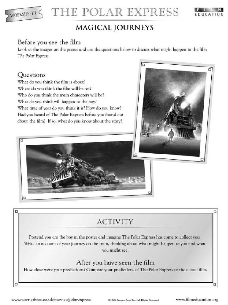 Polar Express Activities | PDF
