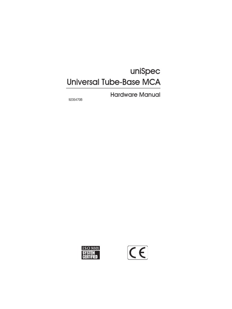 UniSpec Hardware Manual PDF | PDF | Analog To Digital Converter ...