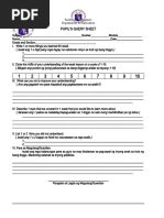Exit Slip | PDF