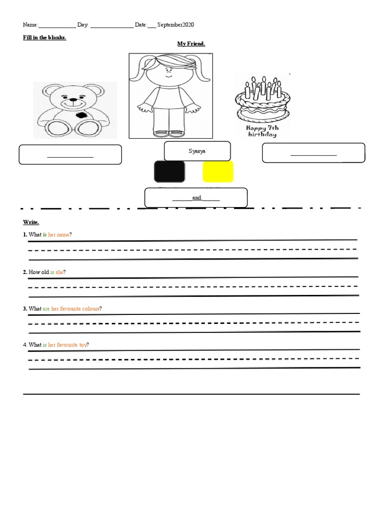Year 1 Exercise 1 | PDF