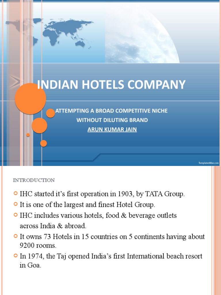 Case Study On IHC | PDF | Hotel | Economies