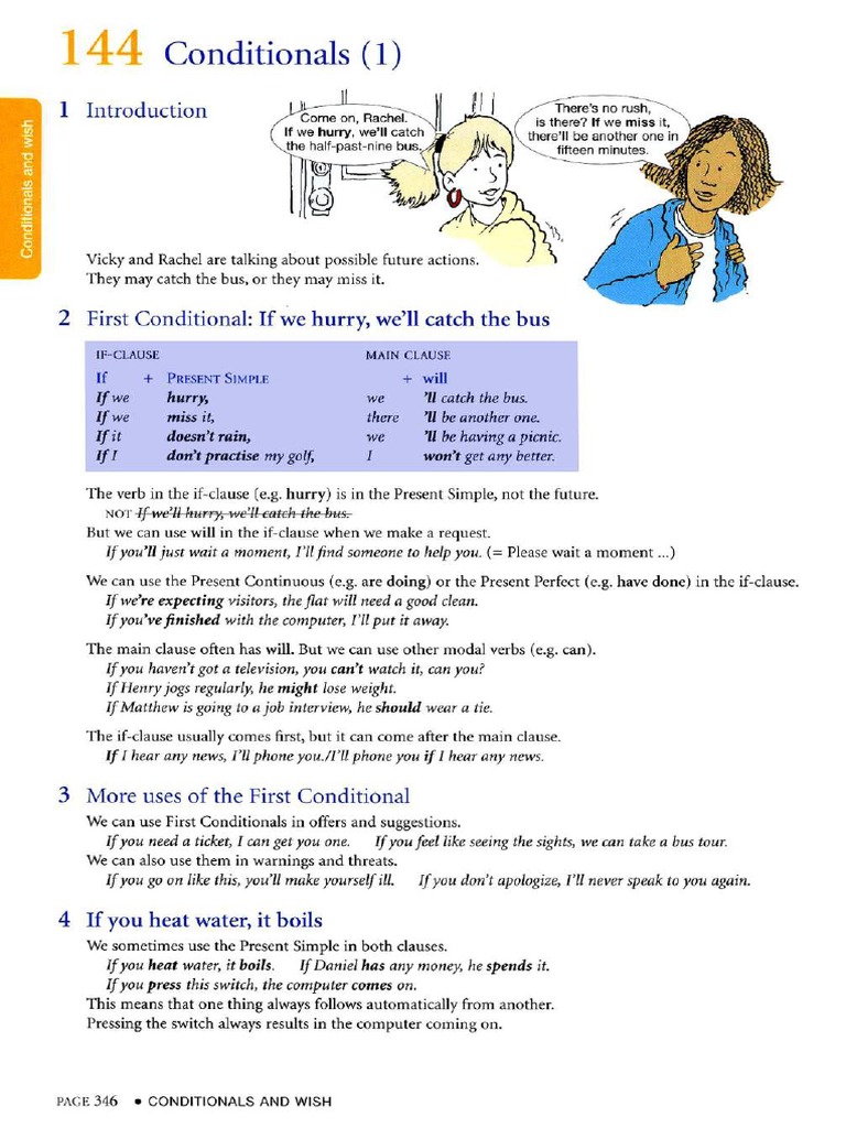 Conditionals Exercises 1 2 | PDF