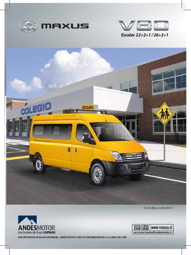 WEB Ficha-Maxus-V80 ESCOLAR | PDF