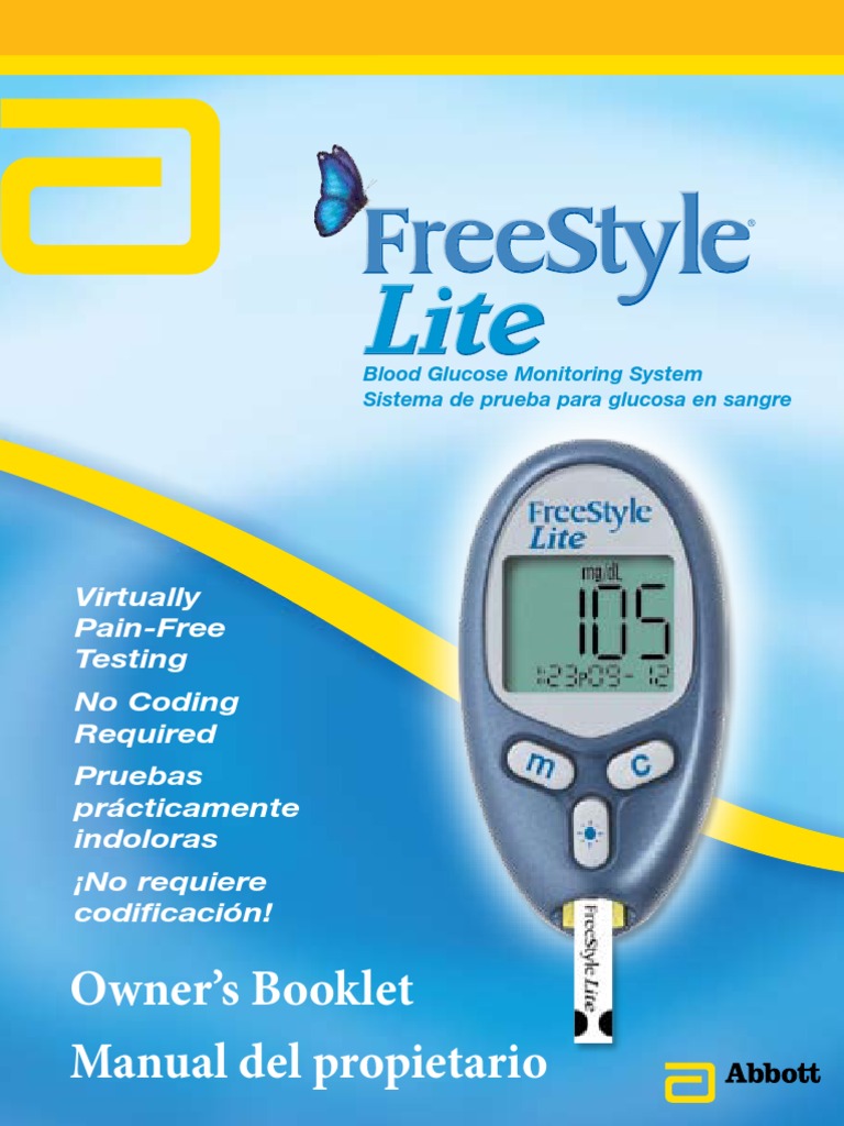 Freestyle Lite Instruction Manual | PDF | Hypoglycemia | Hyperglycemia