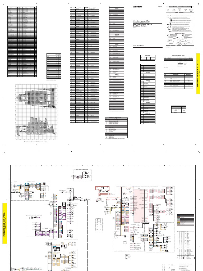 Plano Eléctrico - TRACTOR D10T PDF | PDF | Switch | Relay