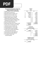 Financial Transaction Worksheet Example | PDF | Banks | Equity (Finance)